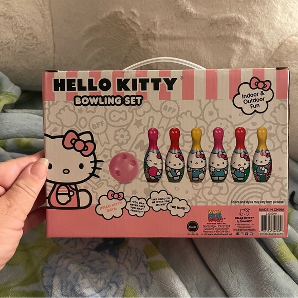 Sanrio | Toys | Hello Kitty Themed Bowling Pins And Ball | Poshmark